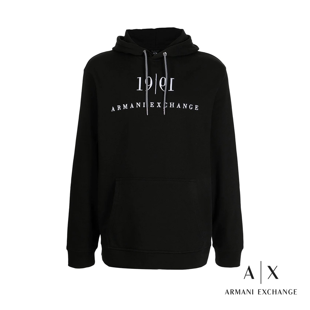 AX Armani Exchange Men Logo Print Hoodie | Shopee Malaysia