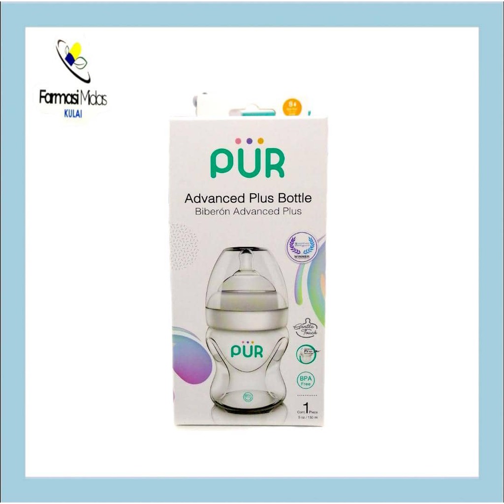 PUR advanced feeding bottle 4oz/125ml (slim neck) | Shopee Malaysia