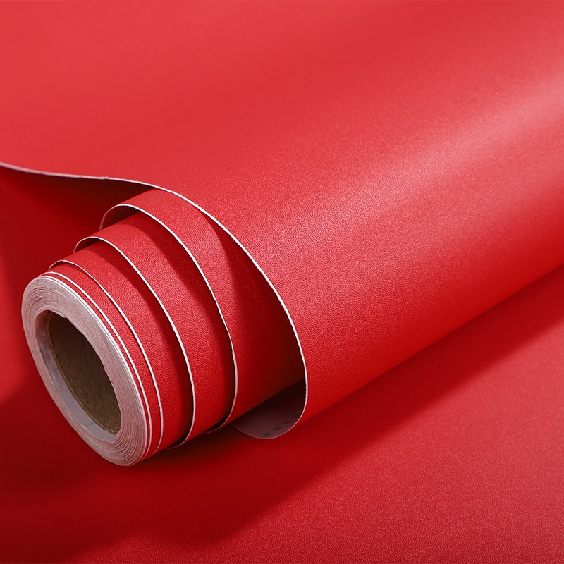 Self-Adhesive Red Wall Sticker Bedroom Wedding Room Ceiling Decoration ...