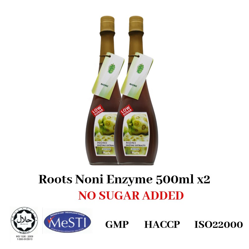 (Twin pack)Roots Noni Enzyme (NO SUGAR ADDED) 500ml | Shopee Malaysia