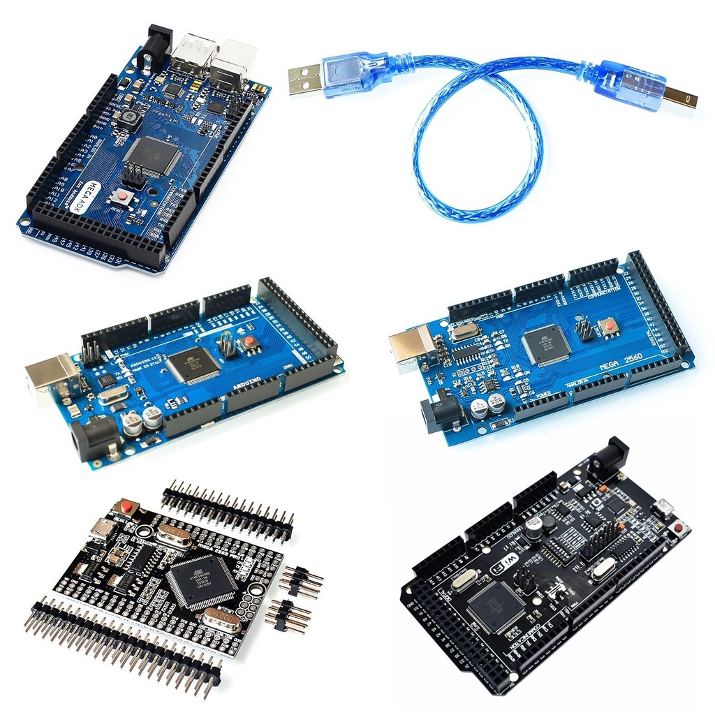 MEGA2560 MEGA 2560 R3 ATmega2560-16AU CH340G ADK AVR USB board Development board MEGA2560 for ...