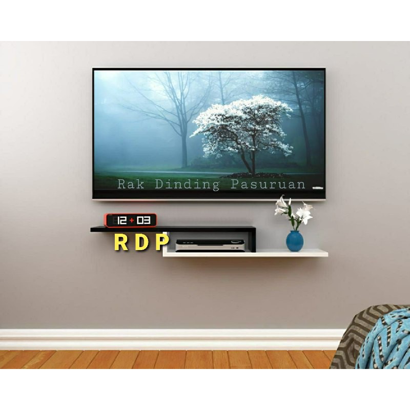 Minimalist Wall Shelves Wooden Table Decoration As Floating Selves ...