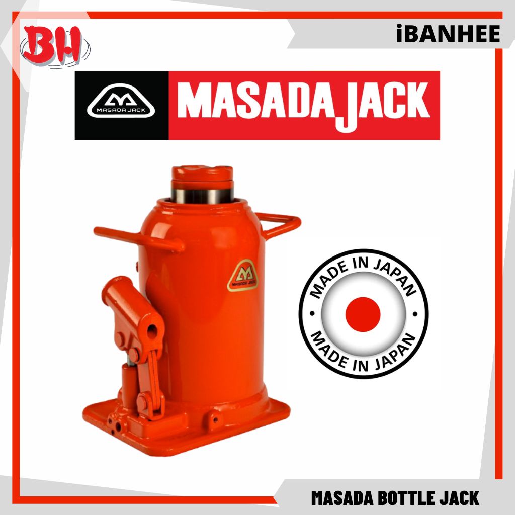 [iBANHEE] MASADA HYDRAULIC BOTTLE JACK (MADE IN JAPAN) MH-50Y | Shopee ...