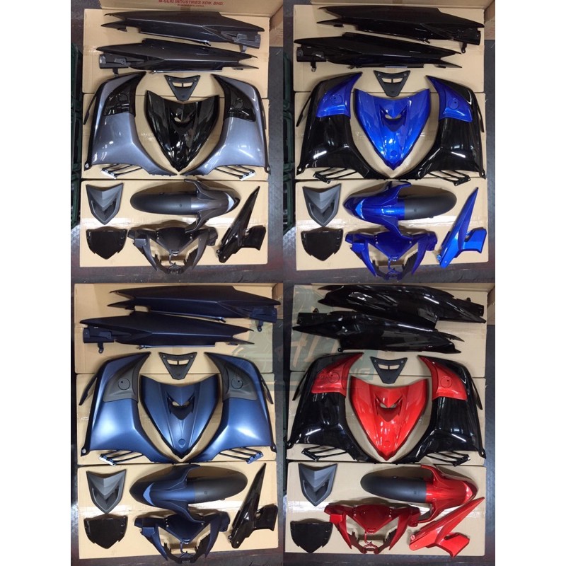 LC135 NEW V6 Cover Sets Complete Mseki 11Keping Tk siap Sticker CAN USE ...