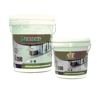 20KG PENTENS T200 / 18KG T201 UV Resistant Acrylic Waterproofing Coating (Paint Cat Waterproof ...