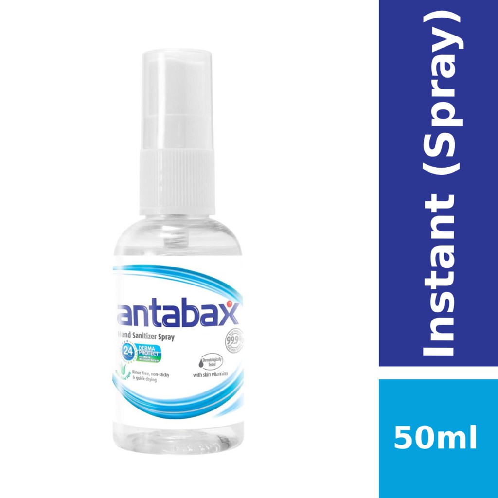 ANTABAX (100% ORIGINAL) HAND SANITIZER SPRAY 50ml | Shopee Malaysia