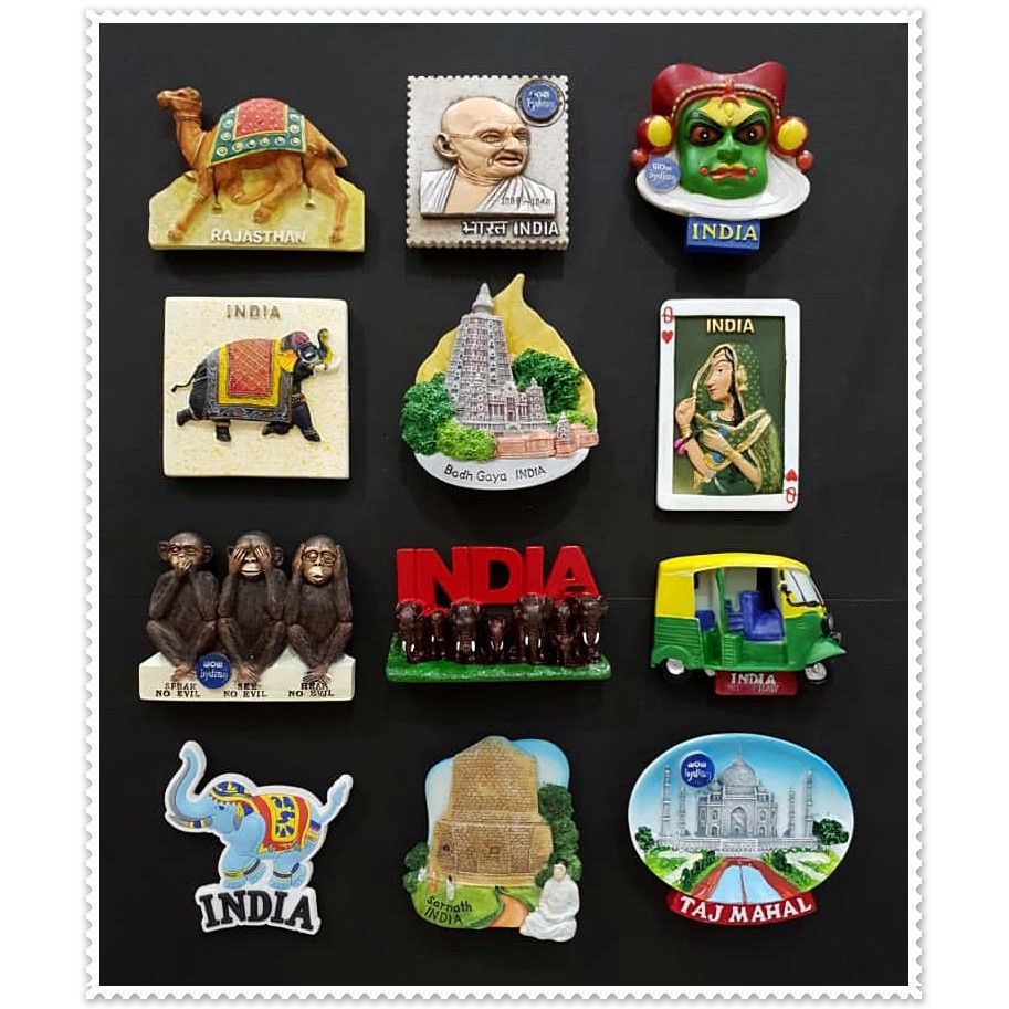 [B7] INDIA ~ Fridge Magnet Collection | Shopee Malaysia