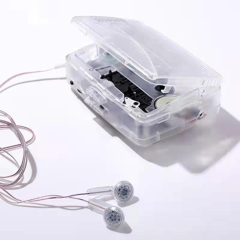 Brand new Transparent Cassette Player Nostalgia Retro gift | Shopee ...