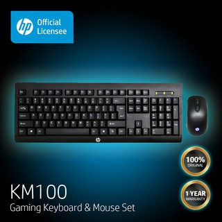 HP KM100 High Performance Gaming Keyboard & Mouse Combo | Shopee Malaysia