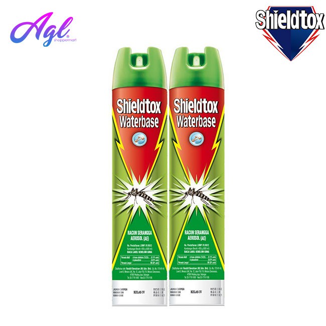 Shieldtox Waterbase Aerosol 600ml Twin Pack | Shopee Malaysia