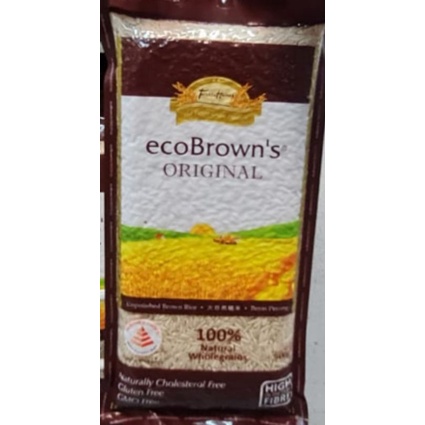 small EcoBrown Original 100% Wholegrain/brown rice (500g) | Shopee Malaysia