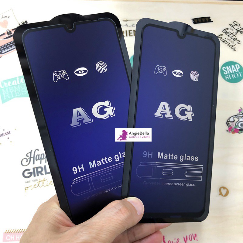 Realme C1 C2 C3 C11 C12 C15 C17 C20 C21 C25s Oppo A1k AG Matte Anti FingerPrint Anti BlueRay ...