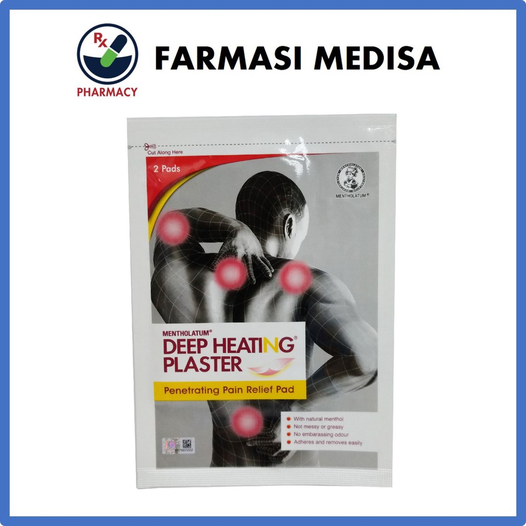 (SHIP SAME DAY) Mentholatum Deep Heating Plaster pain relief pad ...
