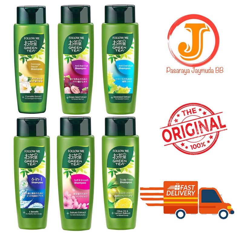 Follow Me Green Tea 6in1 /Anti Hair Fall /Damage Repair/ Soft Smooth ...