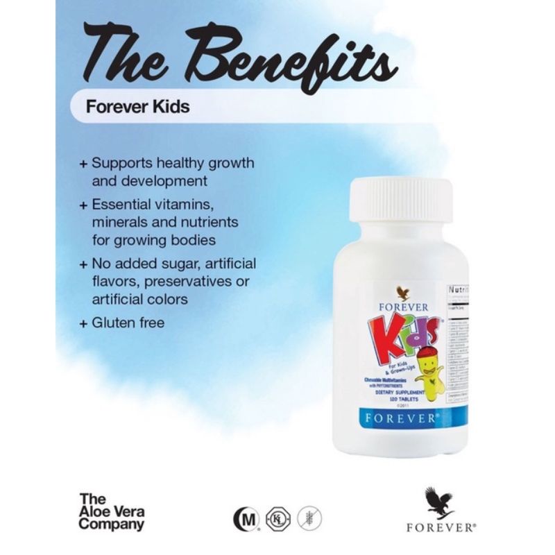 Forever Living Kids Chewable Multivitamins Ready Stock Original Fast ...