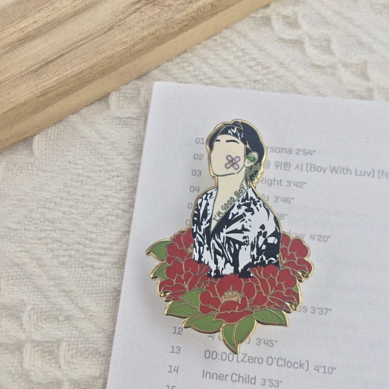 BTS Kpop Enamel Pin Taehyung’s Good Boy Pin | Shopee Malaysia