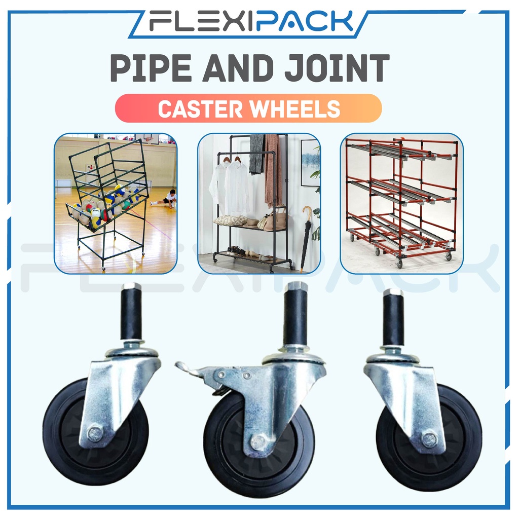 Roda Troli Heavy Duty / Black Anti Static Swivel Trolley Wheel Caster ...