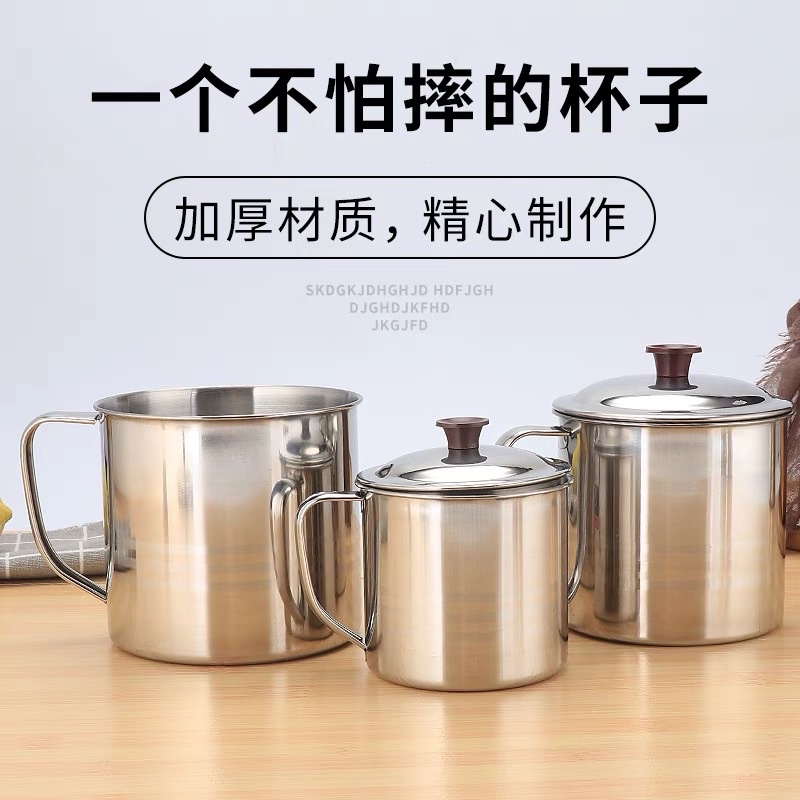 Stainless Steel Mug 11cm 850ml / Cup / Cawan Keluli / Cawan Steel ...