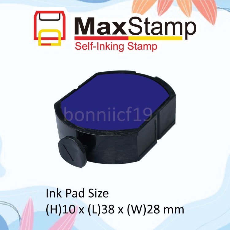 Rubber Stamp Self ink (Ink Pad Only) Max Stah / Self-Inking Stamp/cop ...