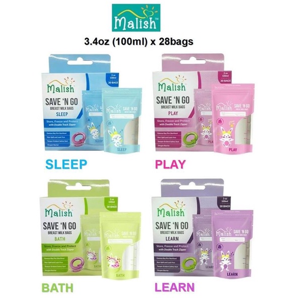 Malish Storage Bag 3oz / 100ml | Shopee Malaysia