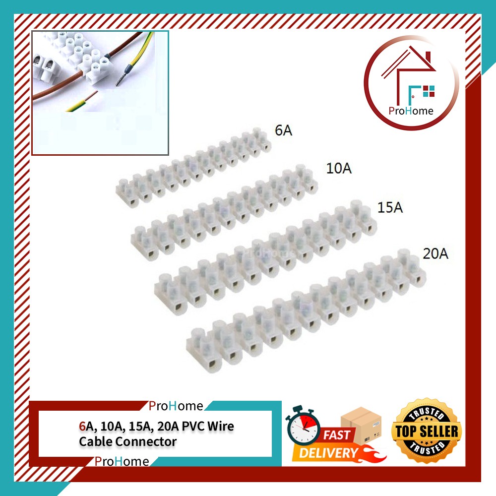 PVC WIRE CABLE CONNECTOR 10A 15A 20A / 12-Way 10A 15A 20A PVC Quick ...