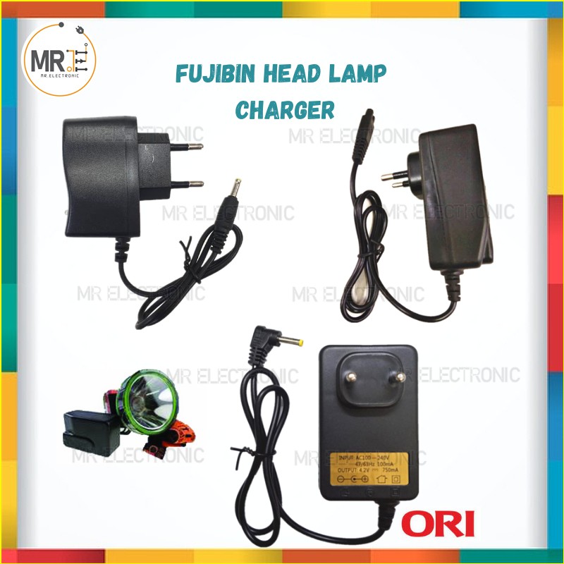 FUJIBIN Head Lamp Charger Replacement 4.2V | Head light charger | Torch ...