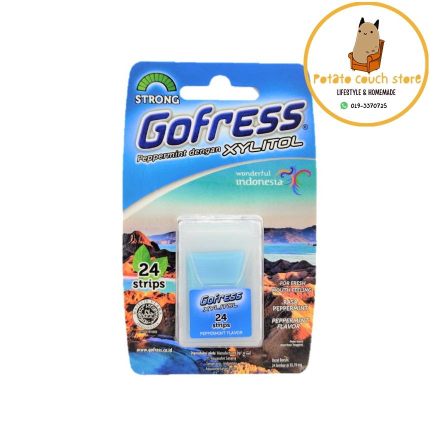 Gofress Refreshing Oral Care Strips (Peppermint) | Shopee Malaysia