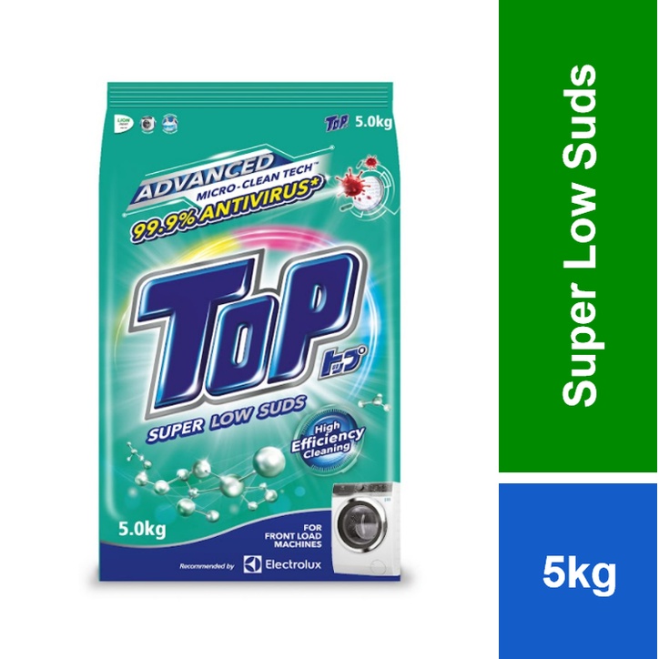 Top Detergent Powder Super Low Suds 5KG | Shopee Malaysia
