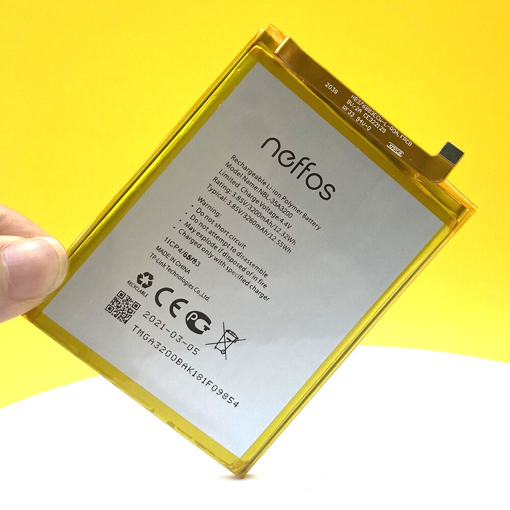 TP-LINK NEFFOS N1 TP908A BATTERY NBL-35A3200 3200MAH | Shopee Malaysia