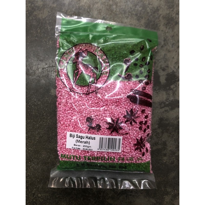 SANG KANCIL BIJI SAGU HALUS(MERAH) 250gm | Shopee Malaysia