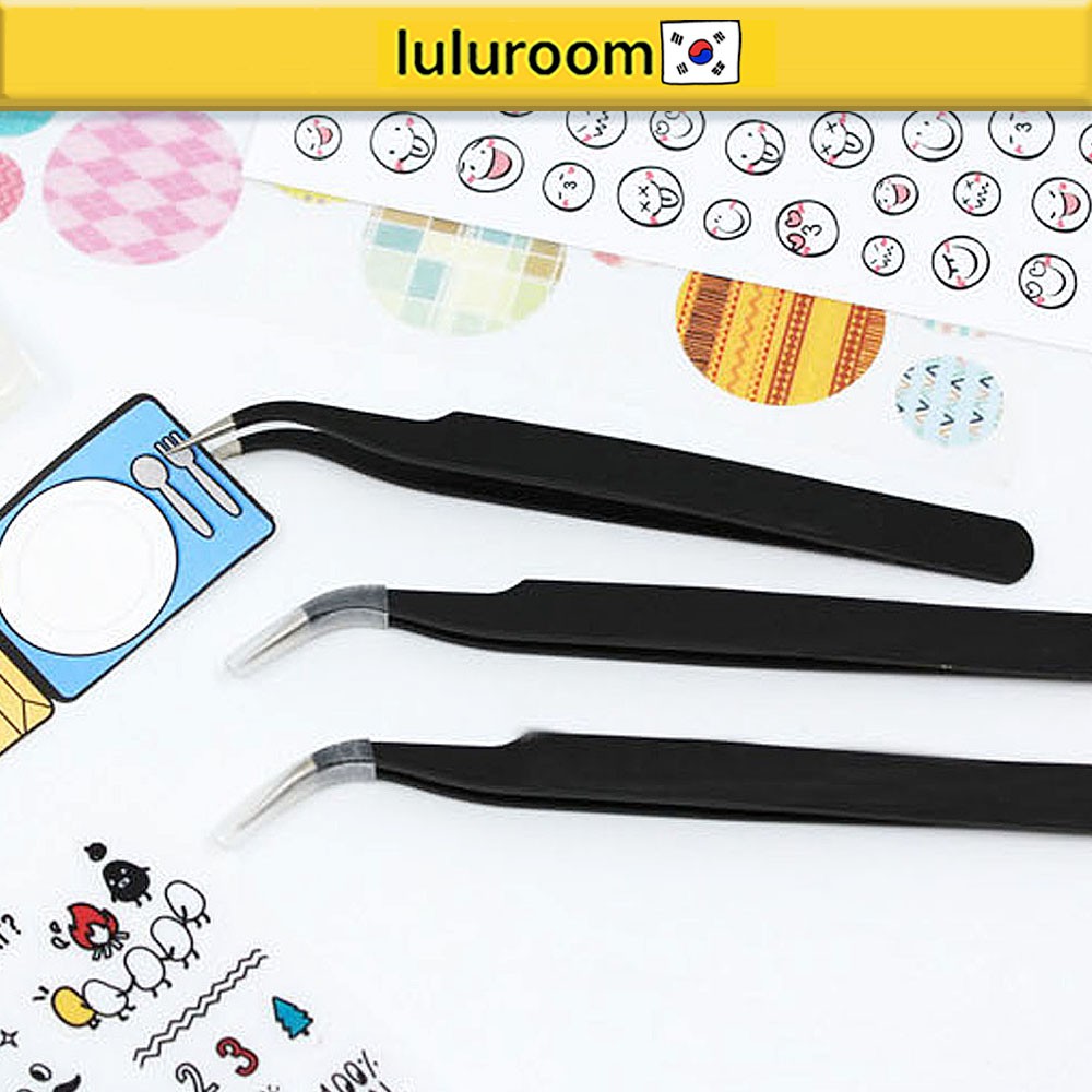 [Lulu's] Sticker Tweezers Forceps Pincette Deco Diary Dakku Baking ...