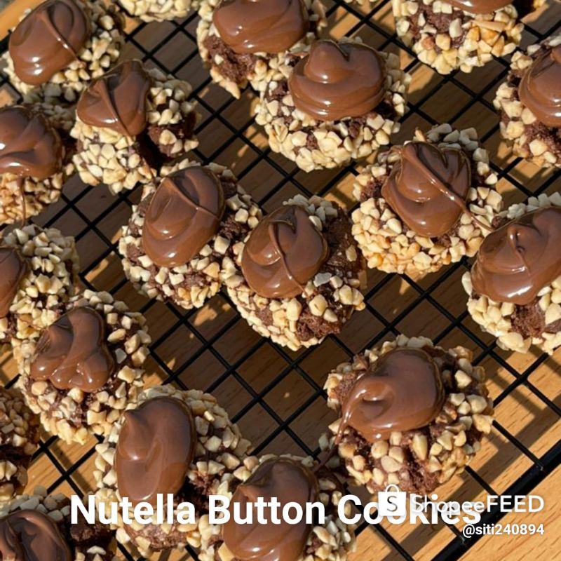 NUTELLA BUTTON COOKIES by FHrecipes | Shopee Malaysia