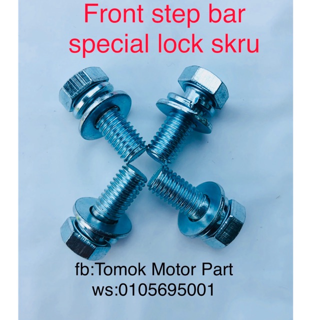 Step Bar Special Skru / Lock Skru ex5 dream stand depan / L bar skru ...