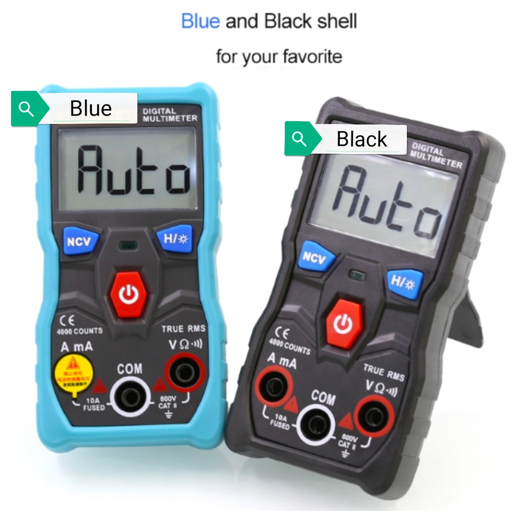 Sinometer SZT-S1 4000 Counts Max 10A Handheld Smart Automatic Digital ...