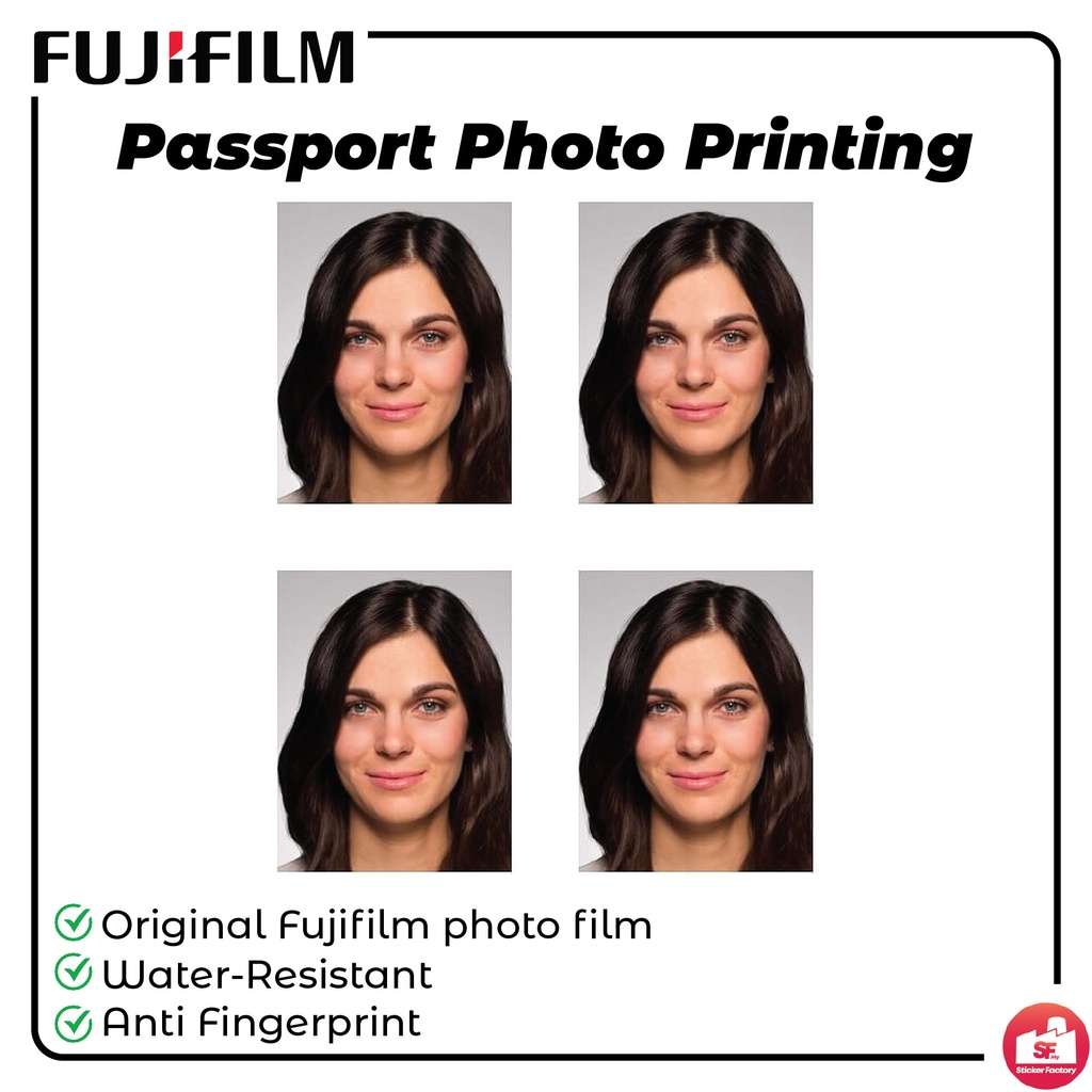 Original Fujifilm Waterproof Passport Photo/Gambar Passport/Lesen/GDL ...