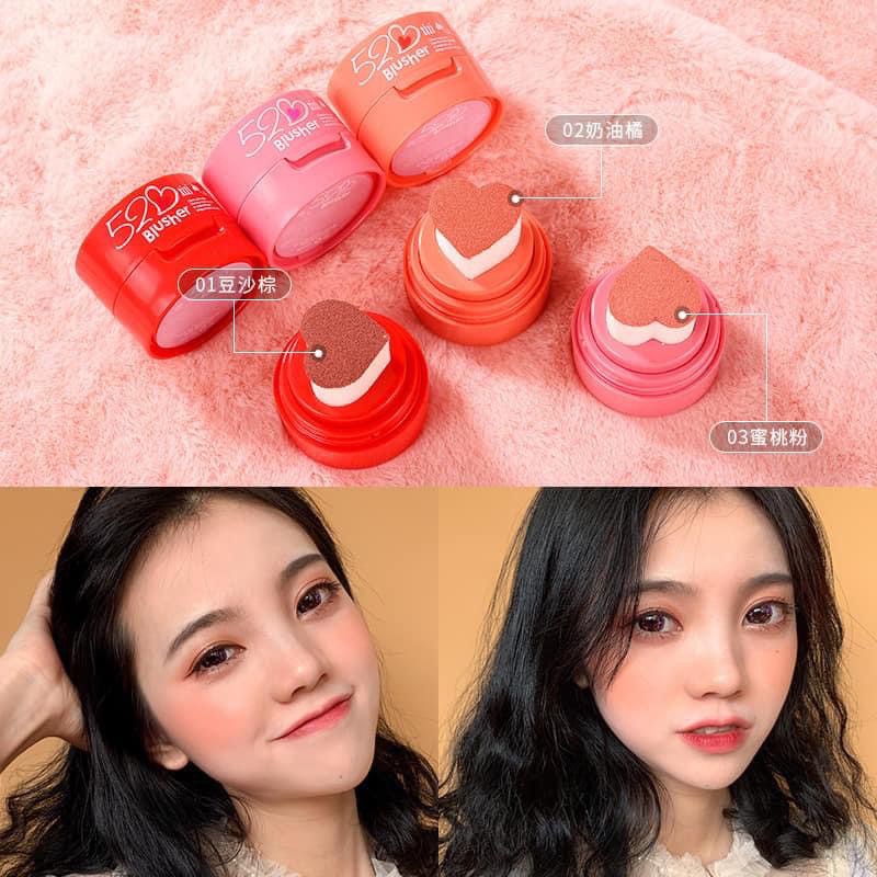 XIXI MakeUp Sweet Heart Blusher Love Blush | Shopee Malaysia