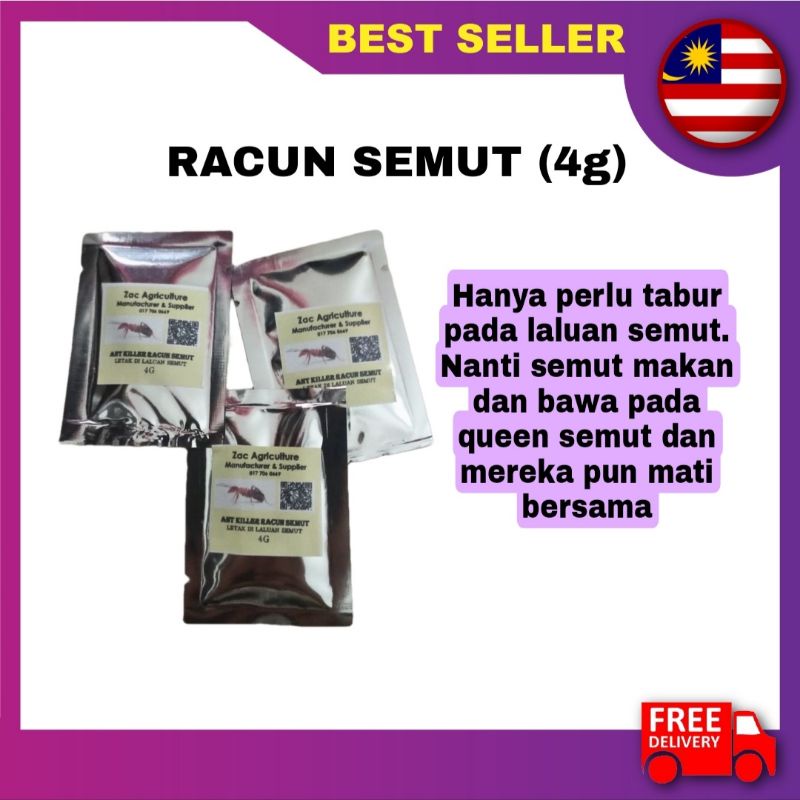 Ready Stock!! Ubat Semut Lipas Murah Berkesan Puas Hati Racun Semut ...