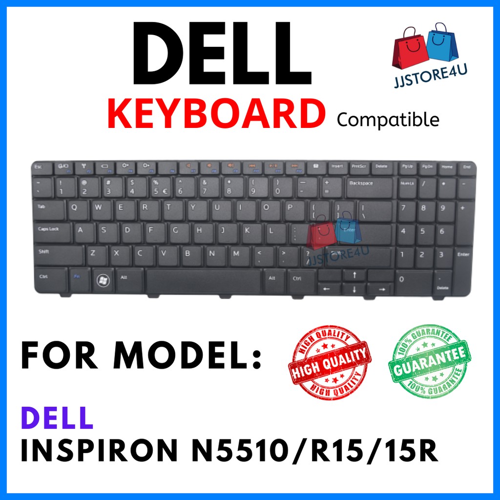 Dell Inspiron N5510 R15 15R Laptop Keyboard (DL16) | Shopee Malaysia