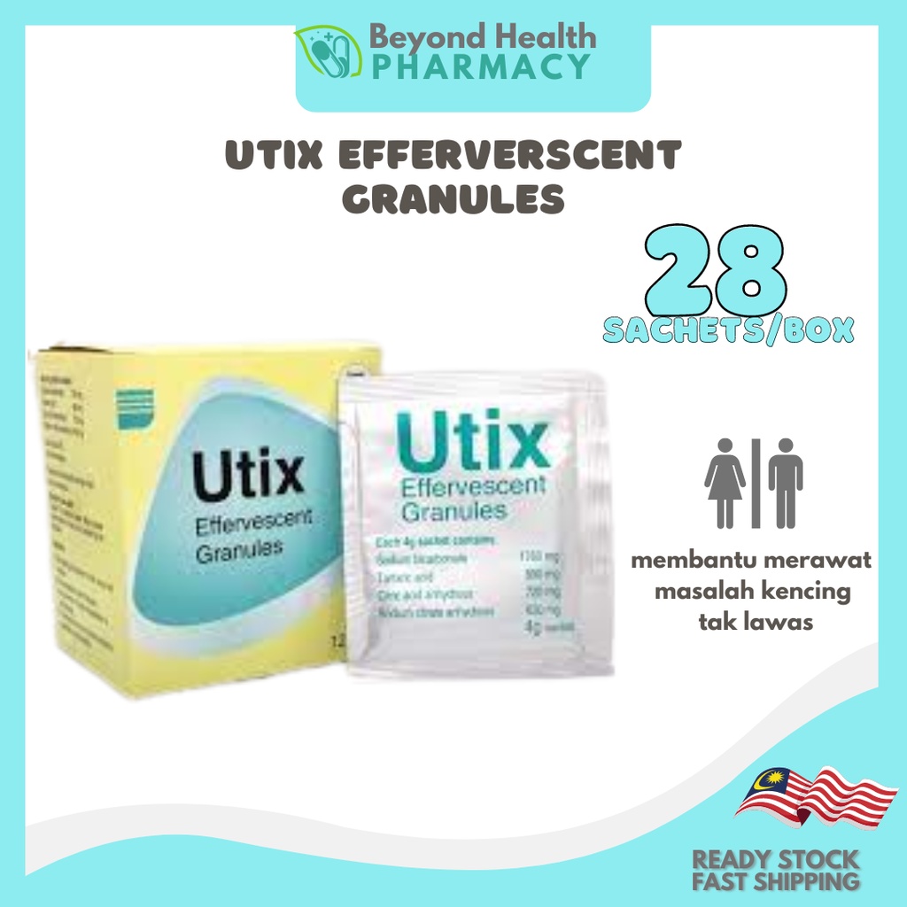 UTIX EFFERVERSCENT GRANULES 28 SACHET | Shopee Malaysia