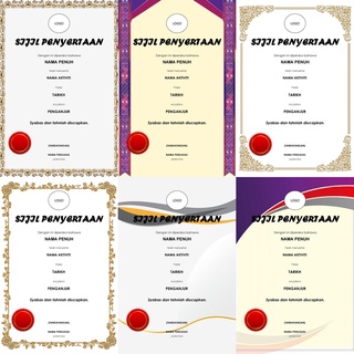 [PART 1] template sijil template certificate edit dalam powerpoint ...