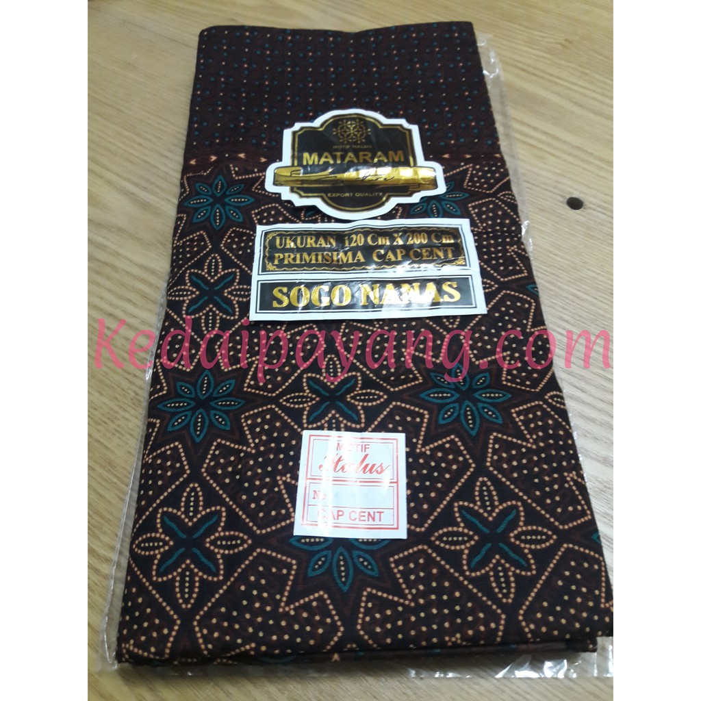 [Ready Stock] Kain Batik Mataram Gold Label (Corak Halus Diagonal ...