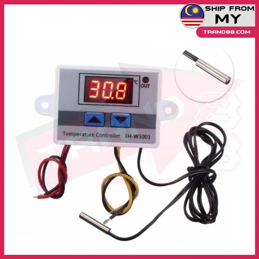 Trand88 W3001 Digital LED Temperature Controller Thermostat Control ...
