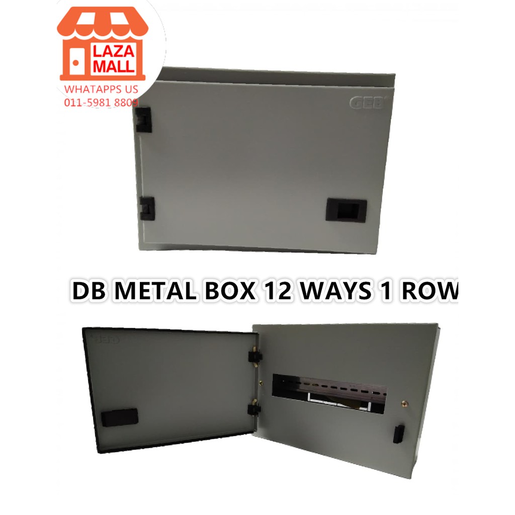 DB METAL BOX 14 WAYS 1 ROW [ GS 14 ] MCB DISTRIBUTION CLAD ENCLOSE ...