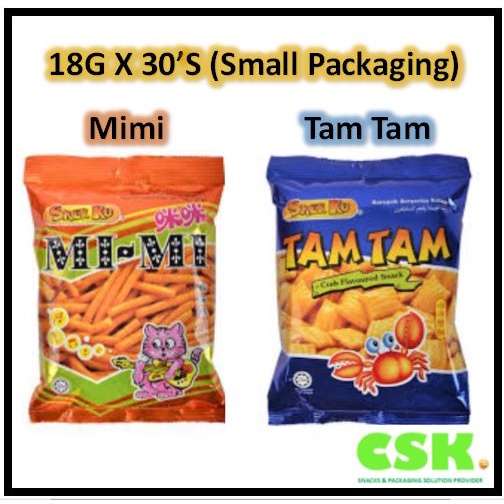 Mimi / Tam Tam Snek Ku (18g x 30 Packets) | Shopee Malaysia