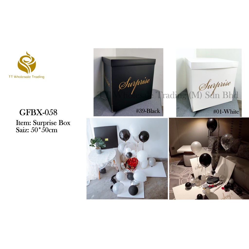 Surprise Box - 50*50cm (Malaysia Ready Stock) | Shopee Malaysia