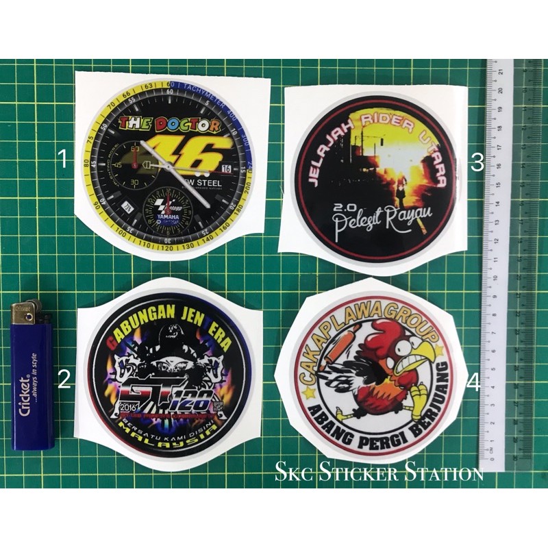 Sticker Konvoi Design Printing & laminate & Diecut #konvoi # ...