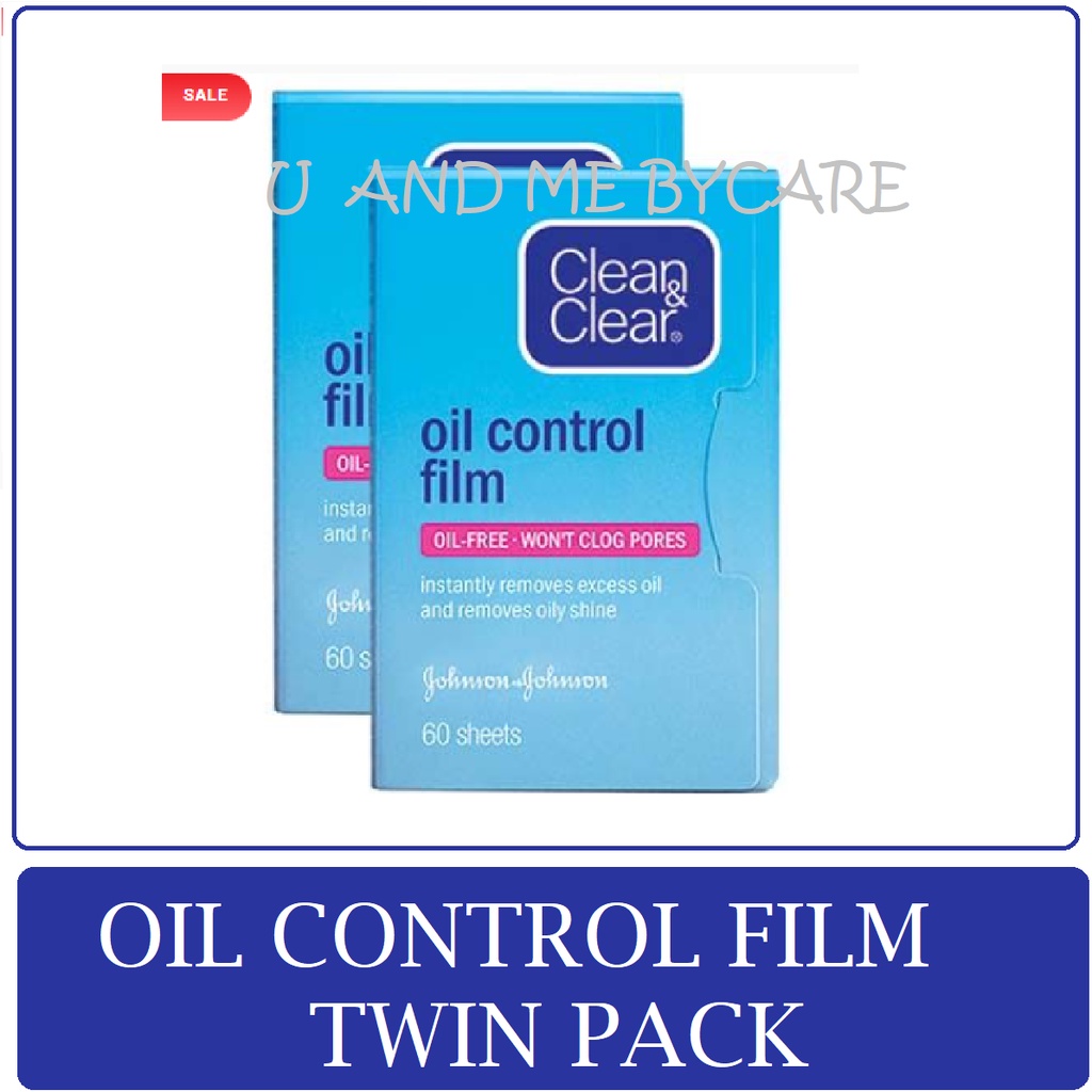 CLEAN & CLEAR Oil Control Film Twin Pack (Pack of 2) | Shopee Malaysia