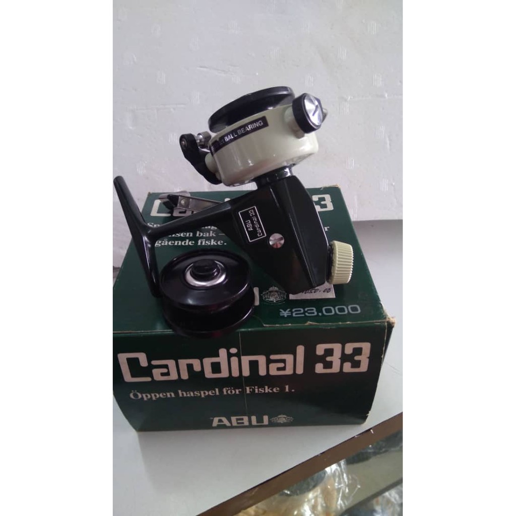 ABU GARCIA CARDINAL 33 ( SWEDEN ) fishing reel ( NEW condition ...