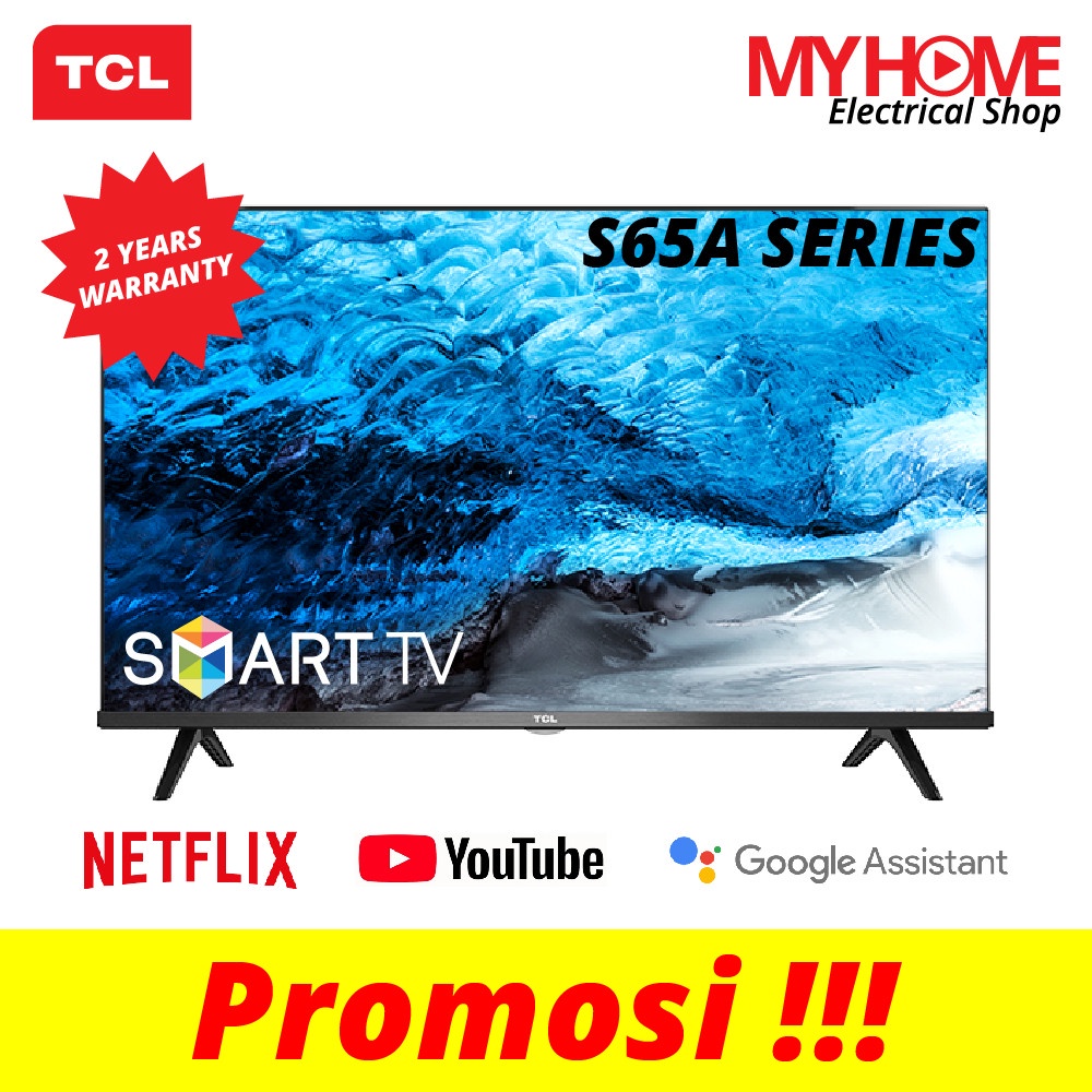 TCL 32S65A 40S65A 32"-40" FULL SCREEN DESIGN HD ANDROID AI SMART TV ...