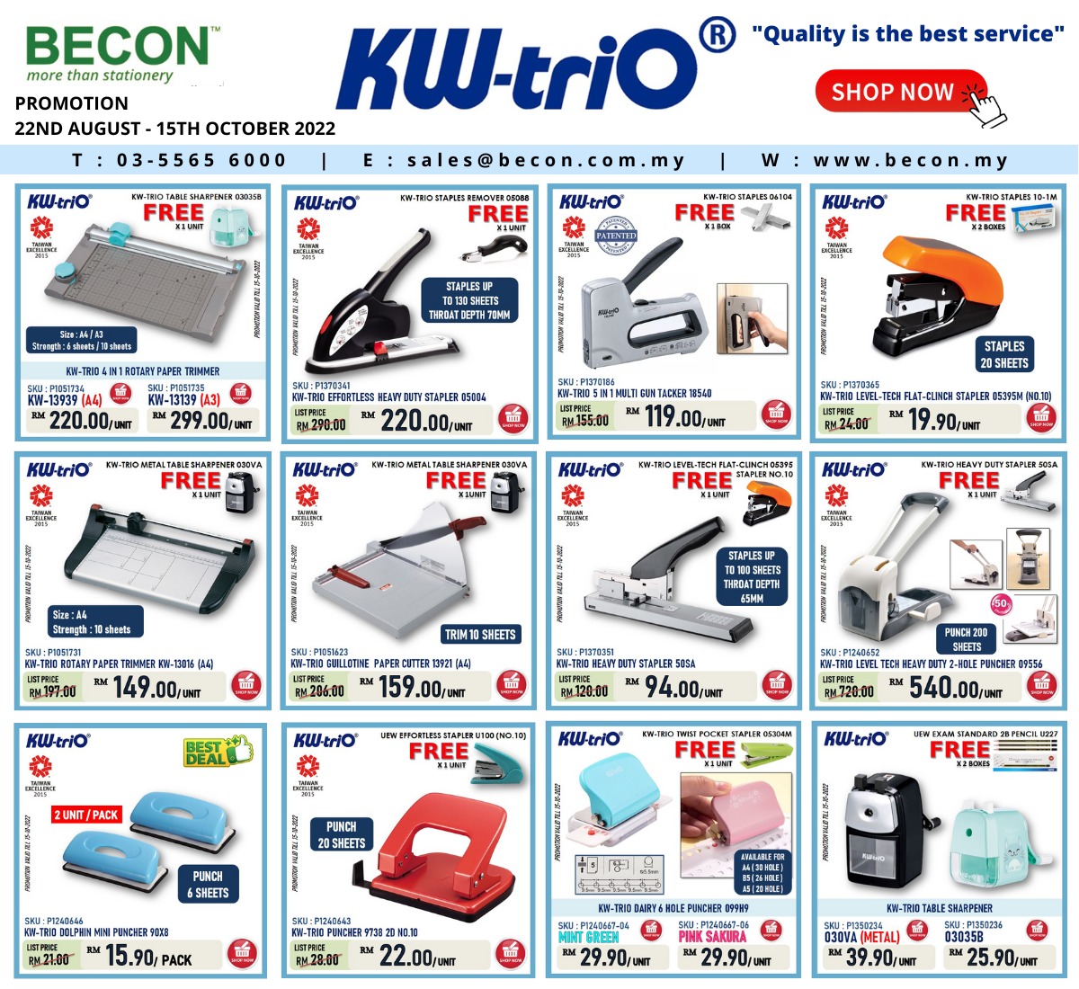 Becon Stationery Official Shop, Online Shop | Shopee Malaysia